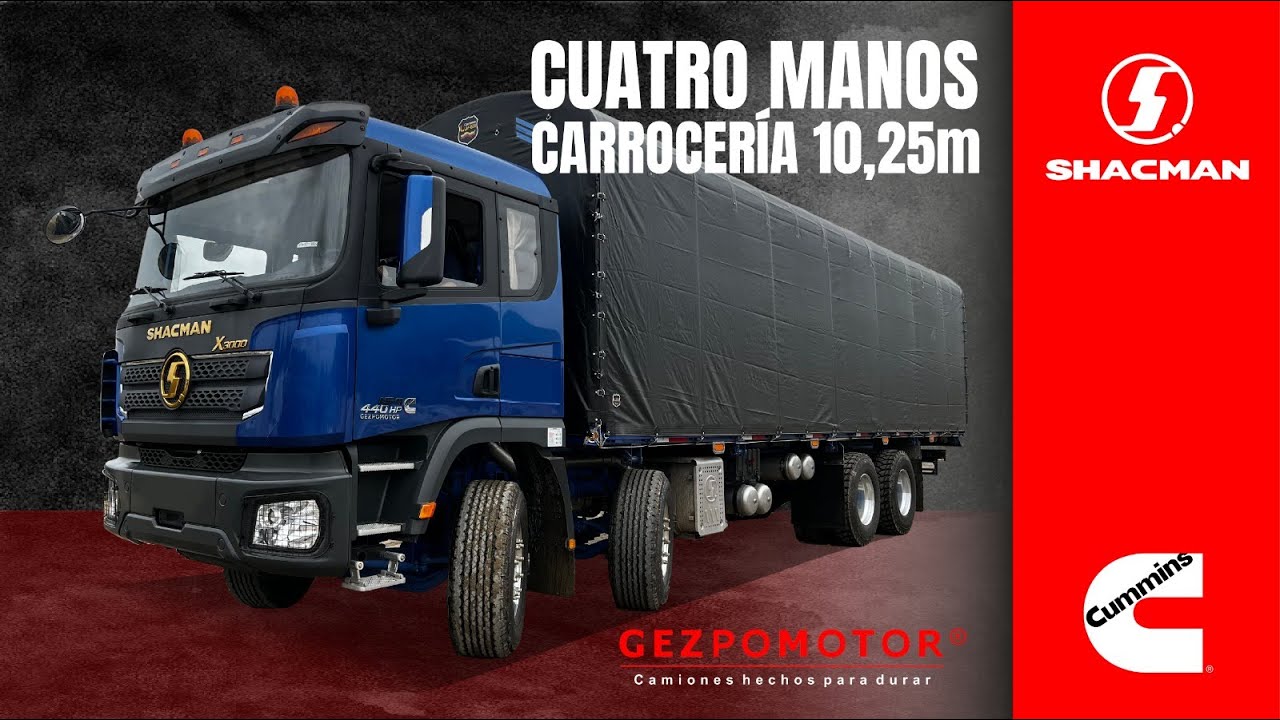 Camión cuatromanos SHACMAN X3000 - Carrocería | #SHACMAN #CUMMINS # ...