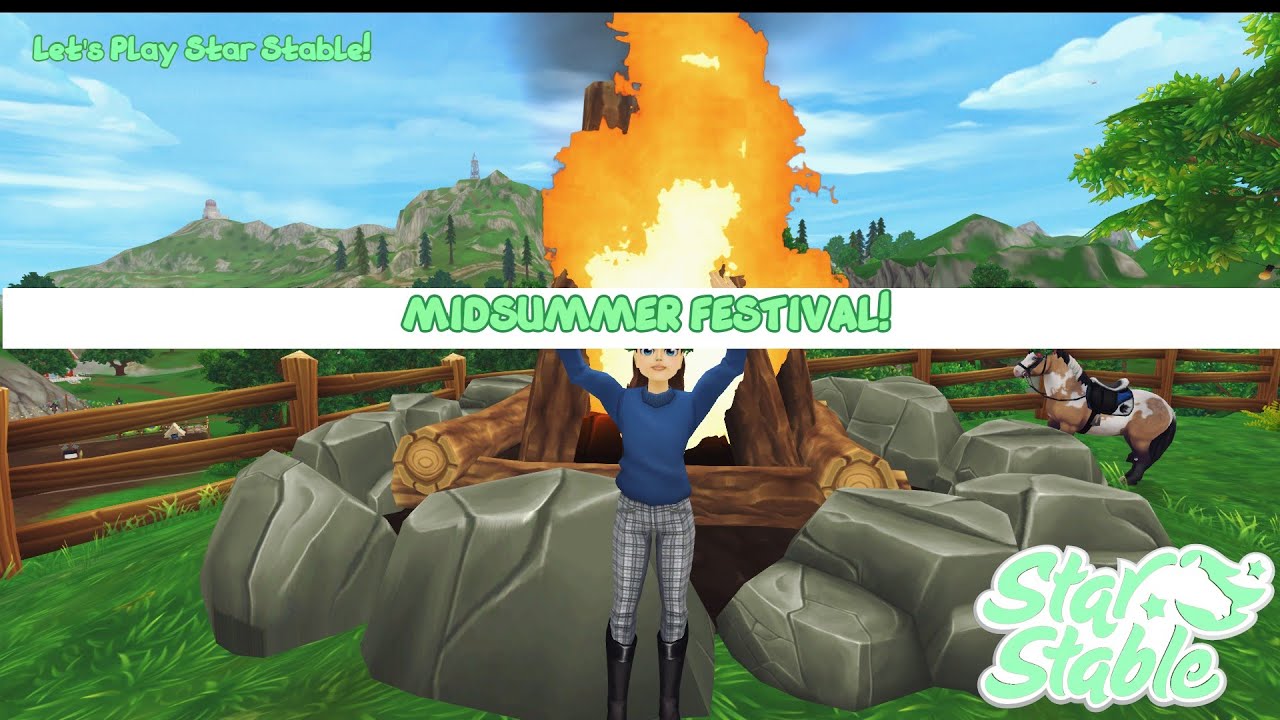 Let's Play Star Stable! II Midsummer Festival!! - YouTube