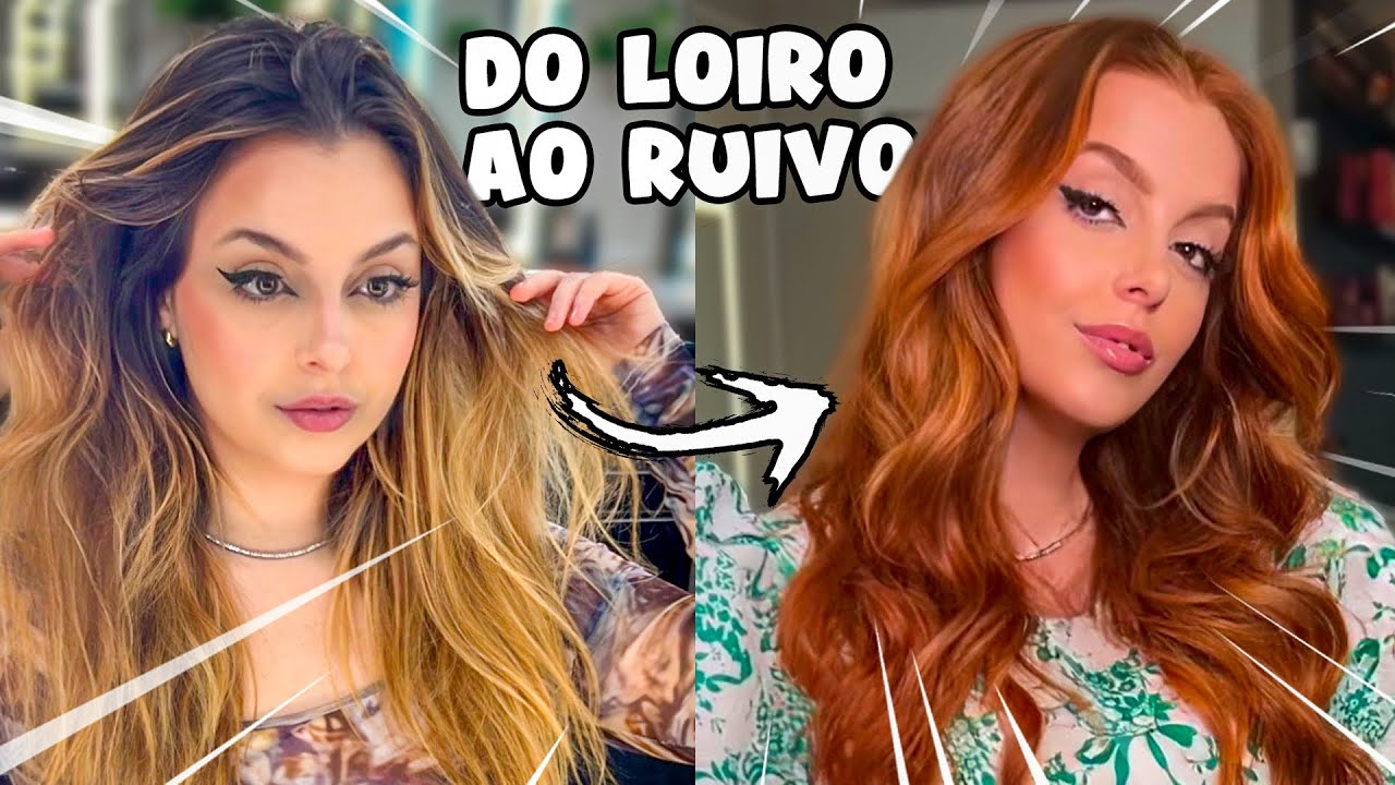 LOIRO AO RUIVO EM 1 DIA! | O DIA QUE TUDO MUDOU - SEM DESCOLORIR - YouTube