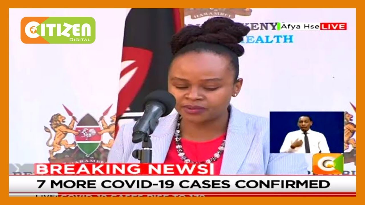 COVID-19 | Health CAS Dr. Mercy Mwangangi briefing on Corona virus ...