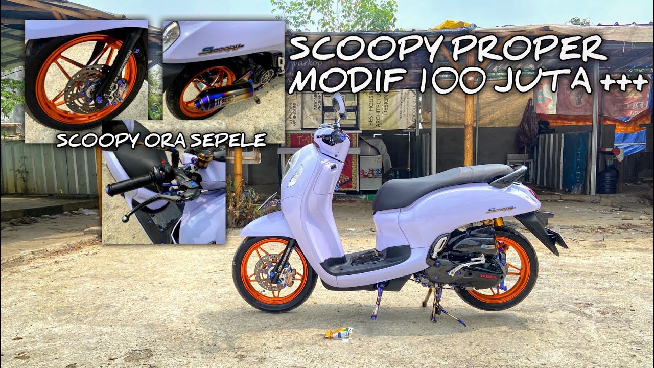 SCOOPY PROPER MODIF 100 JUTA LEBIH | SCOOPY 2020 PROPER - YouTube