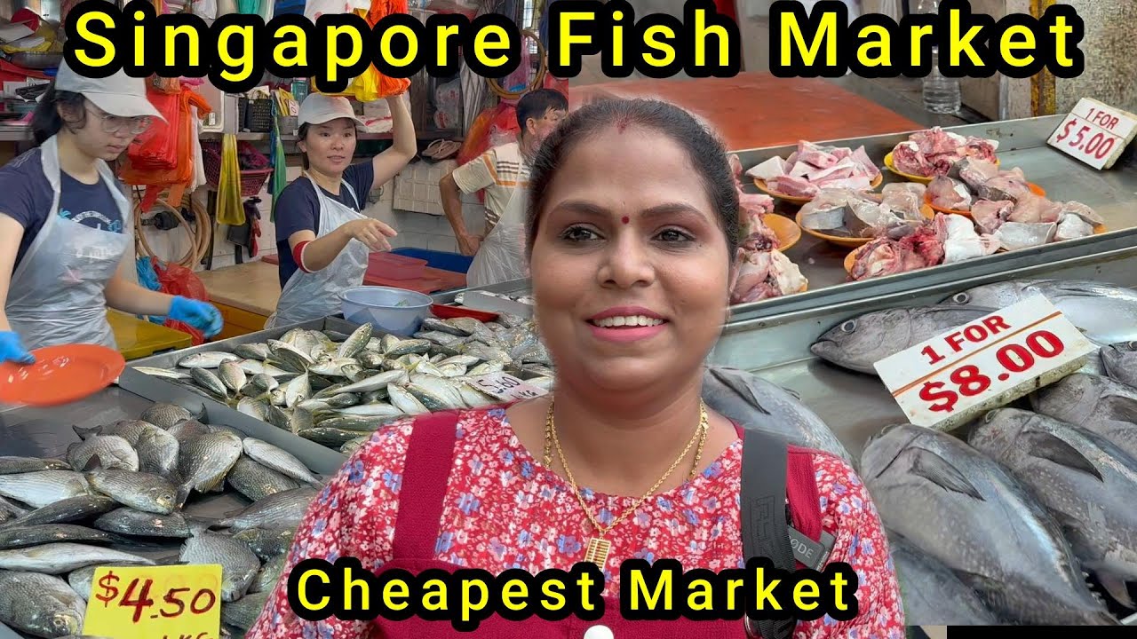 Singapore Fish Market - Cheapest Sea Fish - Geylang Serai - YouTube