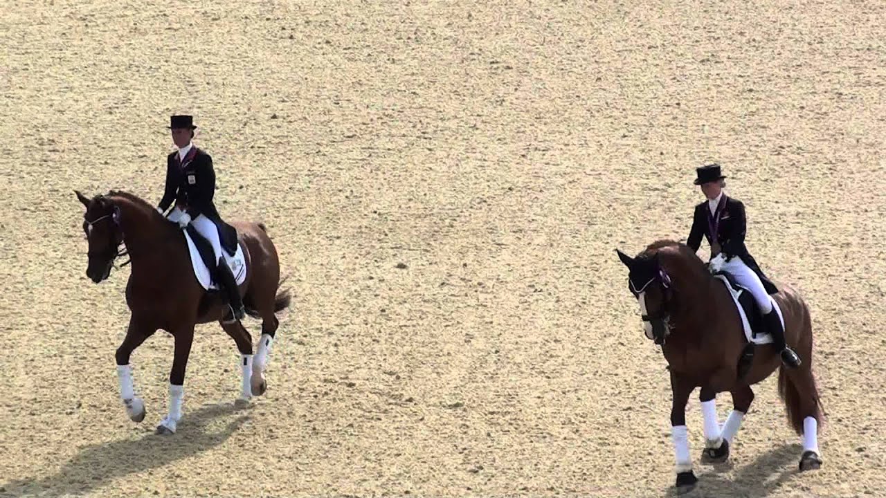 London 2012 Individual Dressage Lap of Honour - YouTube