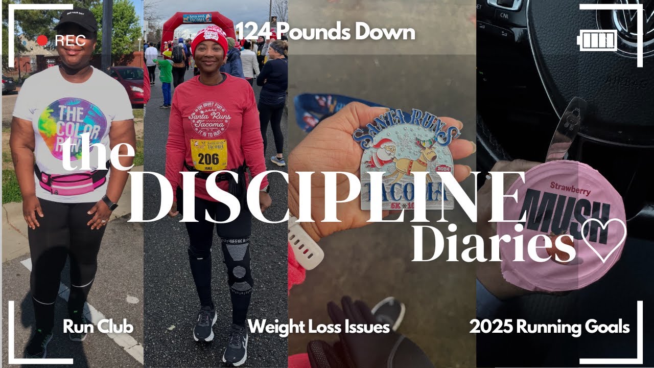 First 10k Race after Losing 124 Pounds ♡The Discipline Diaries - YouTube