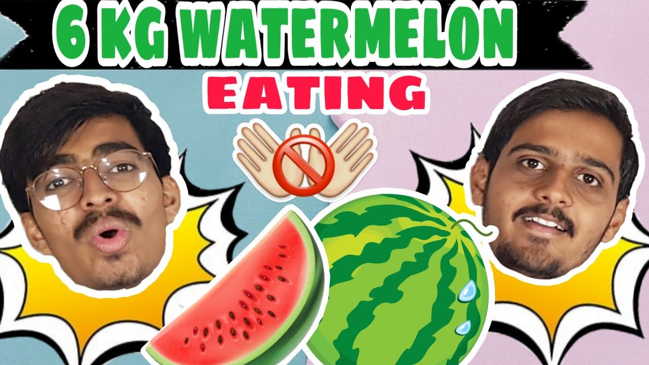 6 KG WATERMELON EATING CHALLENGE | watermelon eating competition | Food ...