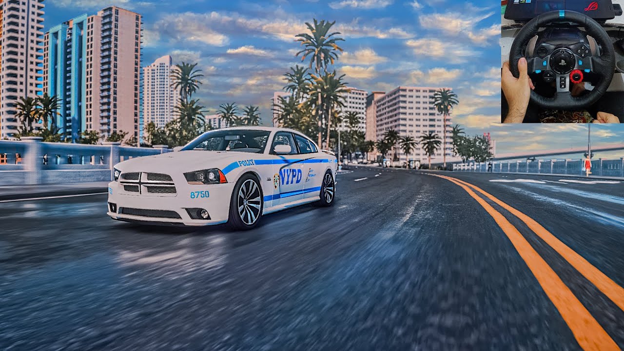 Dodge Charger Hellcat Police - The Crew 2 | Logitech g29 gameplay - YouTube