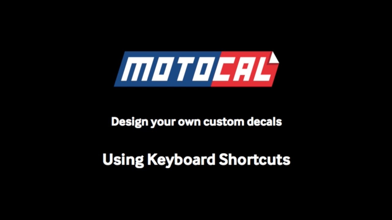 How to use Keyboard Shortcuts on Motocal.com - YouTube