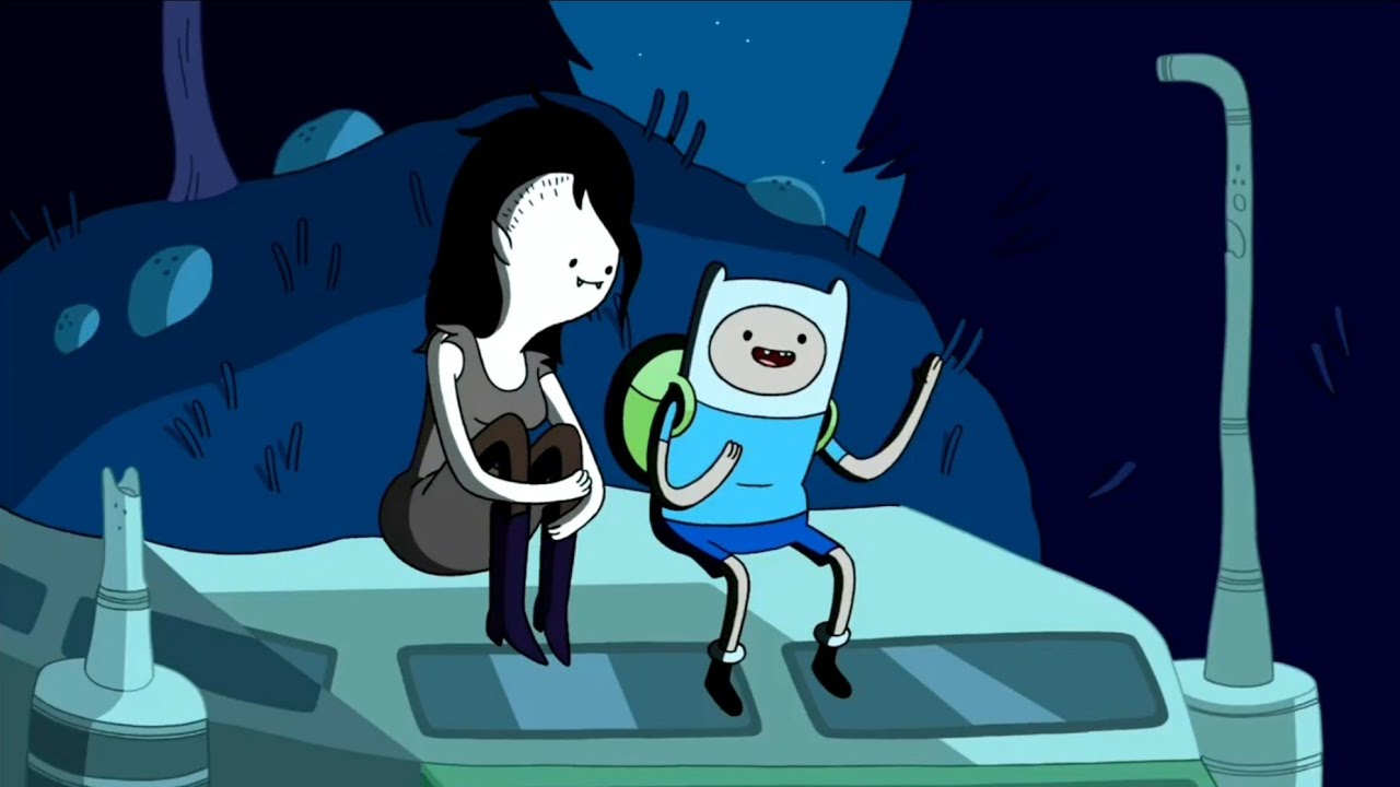 Adventure Time - Finn and Marceline Arrives at Couples Movie Theater ...