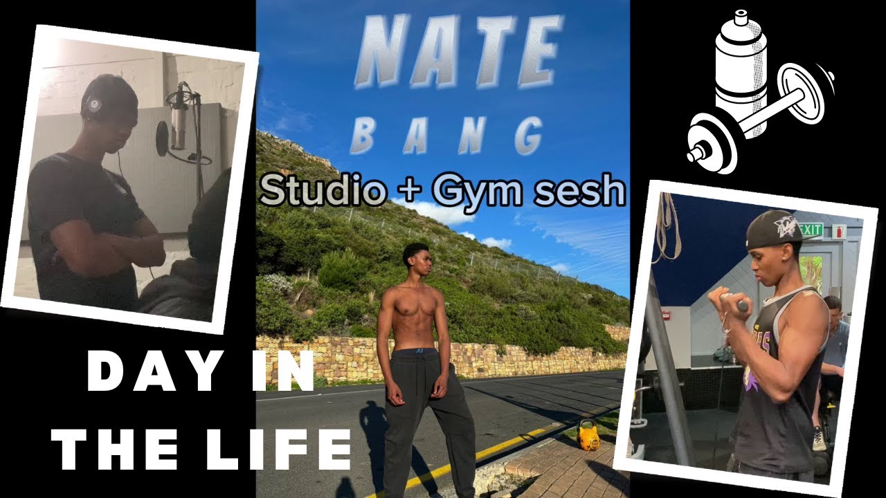 STUDIO + GYM (DAY IN THE LIFE) | NATE - YouTube