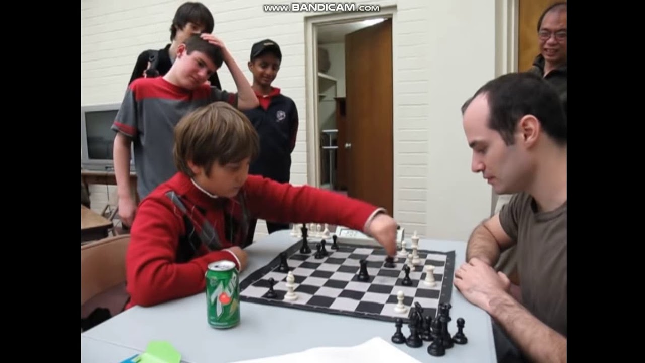 IM Greg Shahade vs 10 year old chess master - YouTube