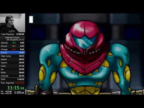 Metroid Fusion 0% in 1:17:34 (WR)