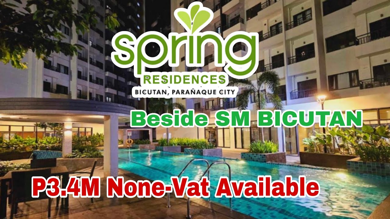 Spring Residences Beside SM Bicutan Best Deal - YouTube