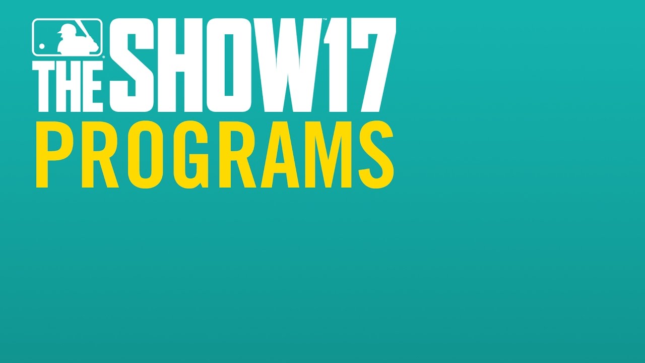 MLB The Show 17 - Programs - YouTube