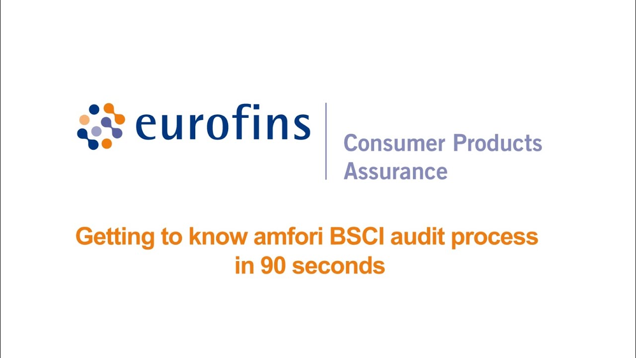 Getting to know amfori BSCI audit process in 90 seconds - YouTube