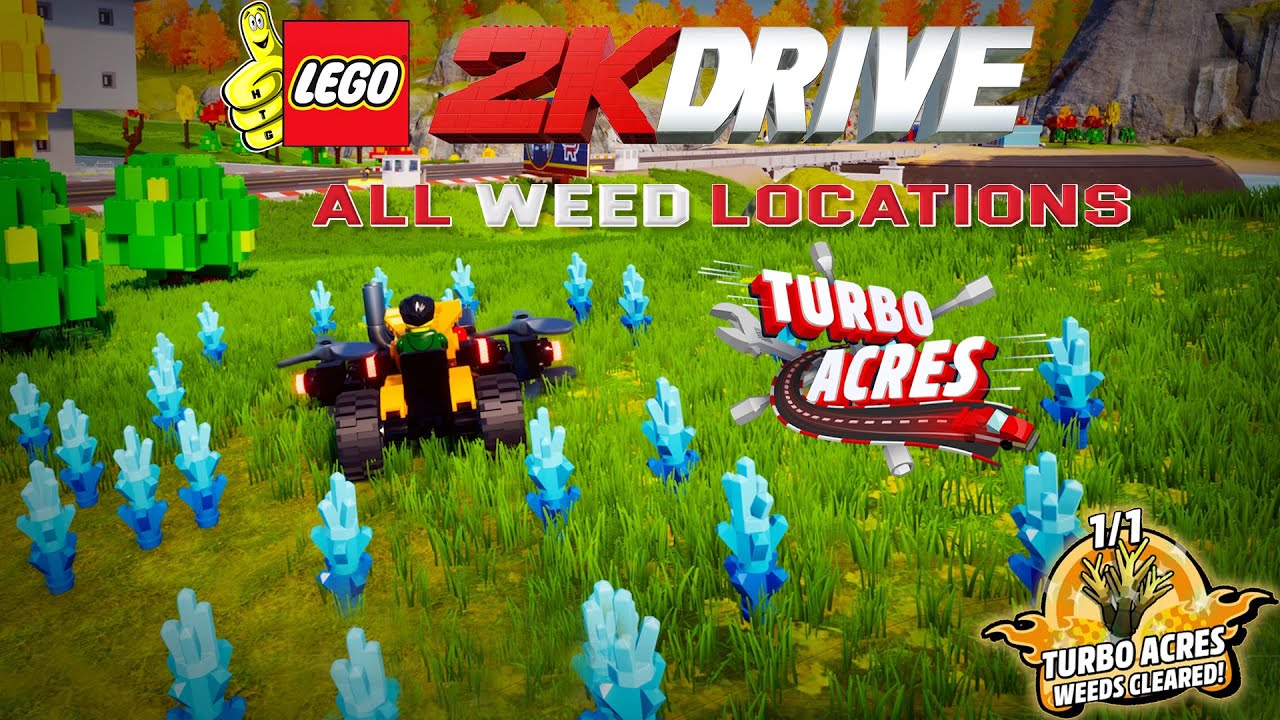 LEGO 2K DRIVE: Turbo Acres (All Weed Locations) - HTG - YouTube