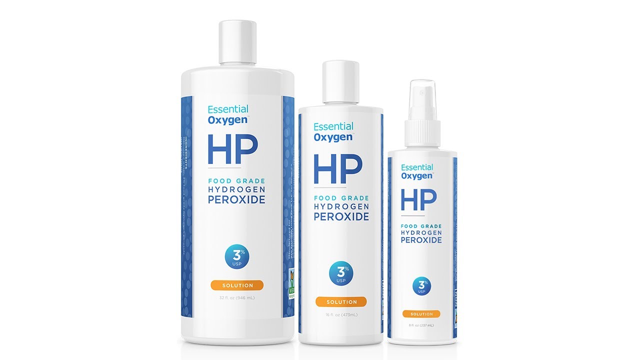 Essential Oxygen's HP | Hydrogen Peroxide, Food Grade, 3% - YouTube