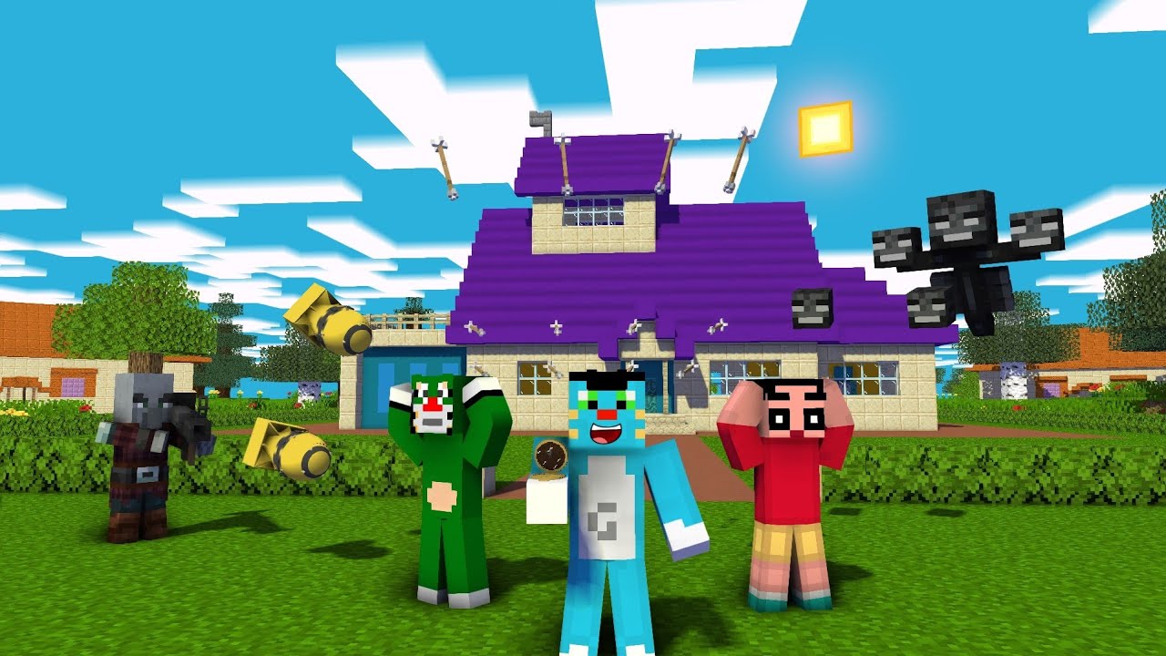 Oggy gets Time Clock | Oggy , Jack and Shinchan in Minecraft - YouTube