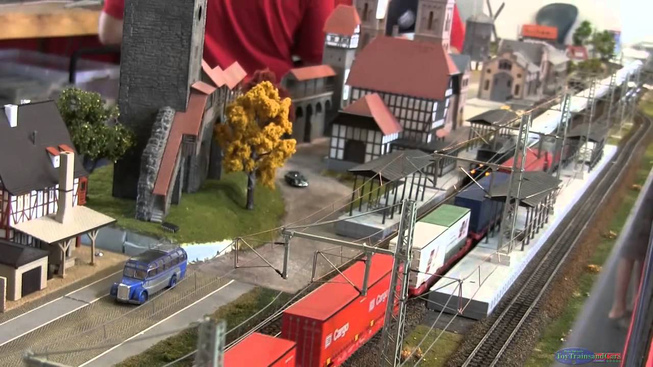 European N Scale Toy Trains 3 - YouTube