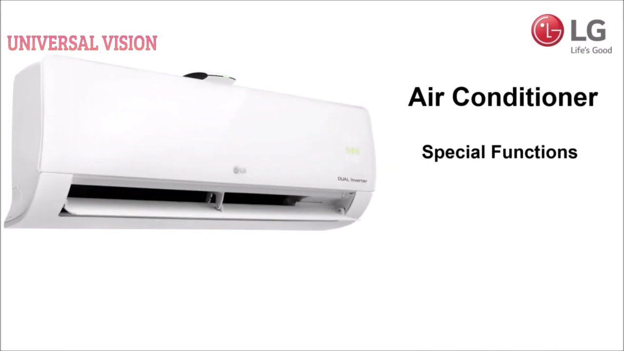 LG Split Air Conditioner- Special Functions - lg split air conditioner ...