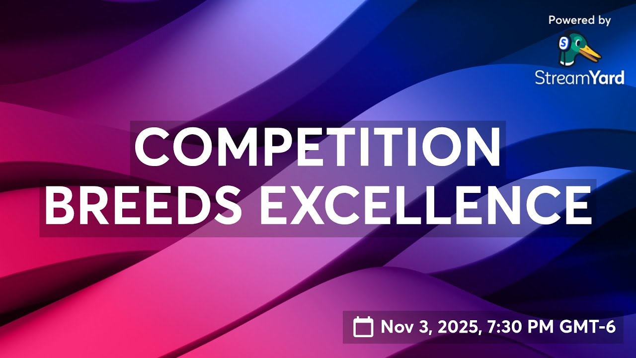 COMPETITION BREEDS EXCELLENCE - YouTube