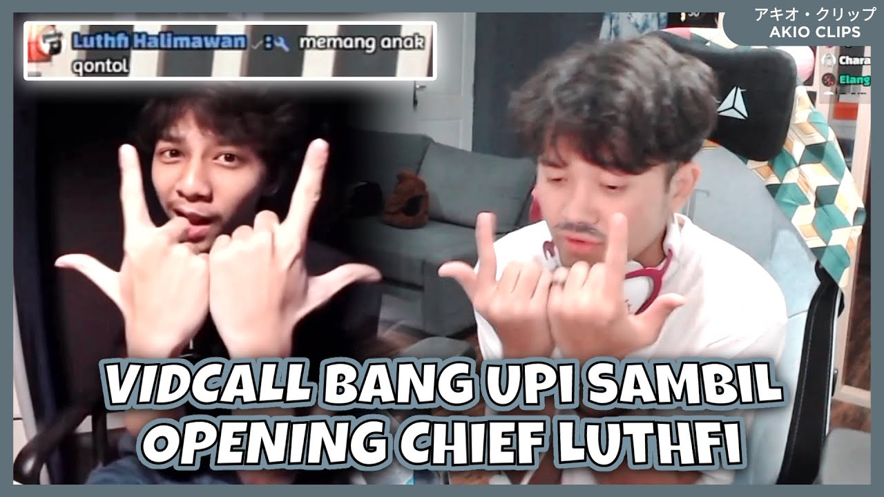 Bang Al Video Call Bang Upi Sambil Niruin Opening Chief Luthfi ...