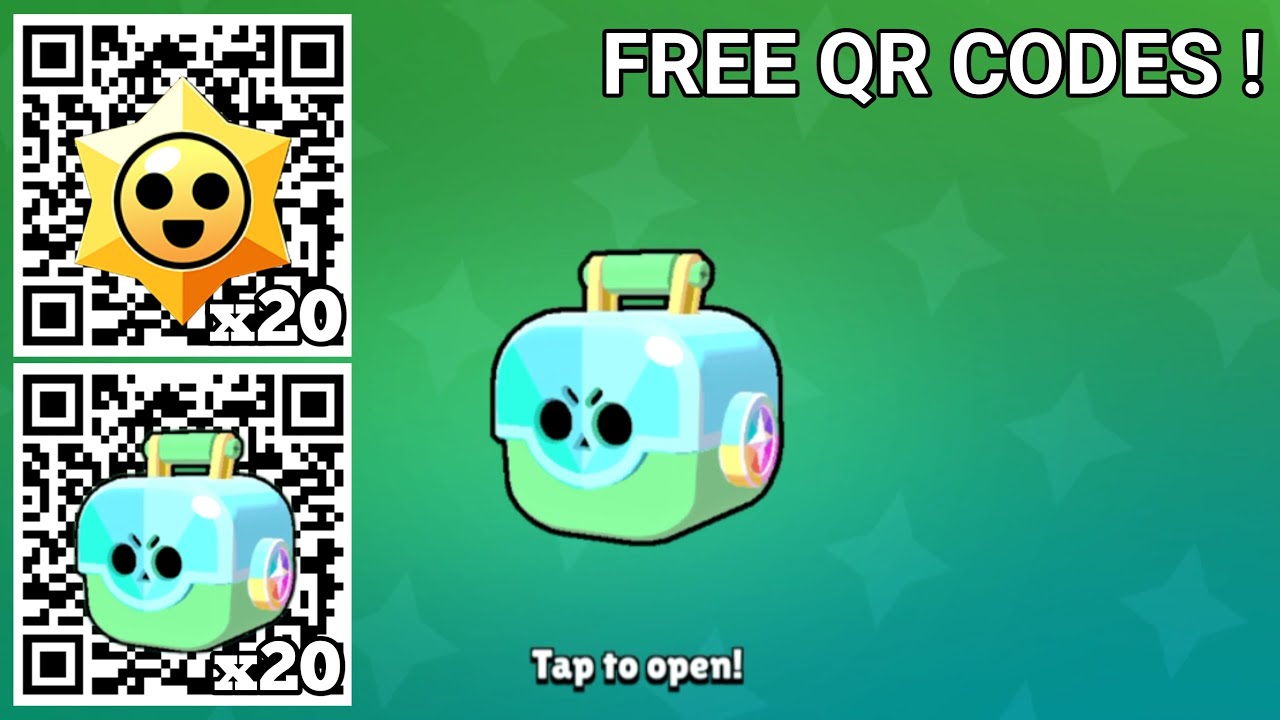 FREE GIFT 🎁 BIG TROPHY BOX QR CODE | BRAWL STARS - YouTube
