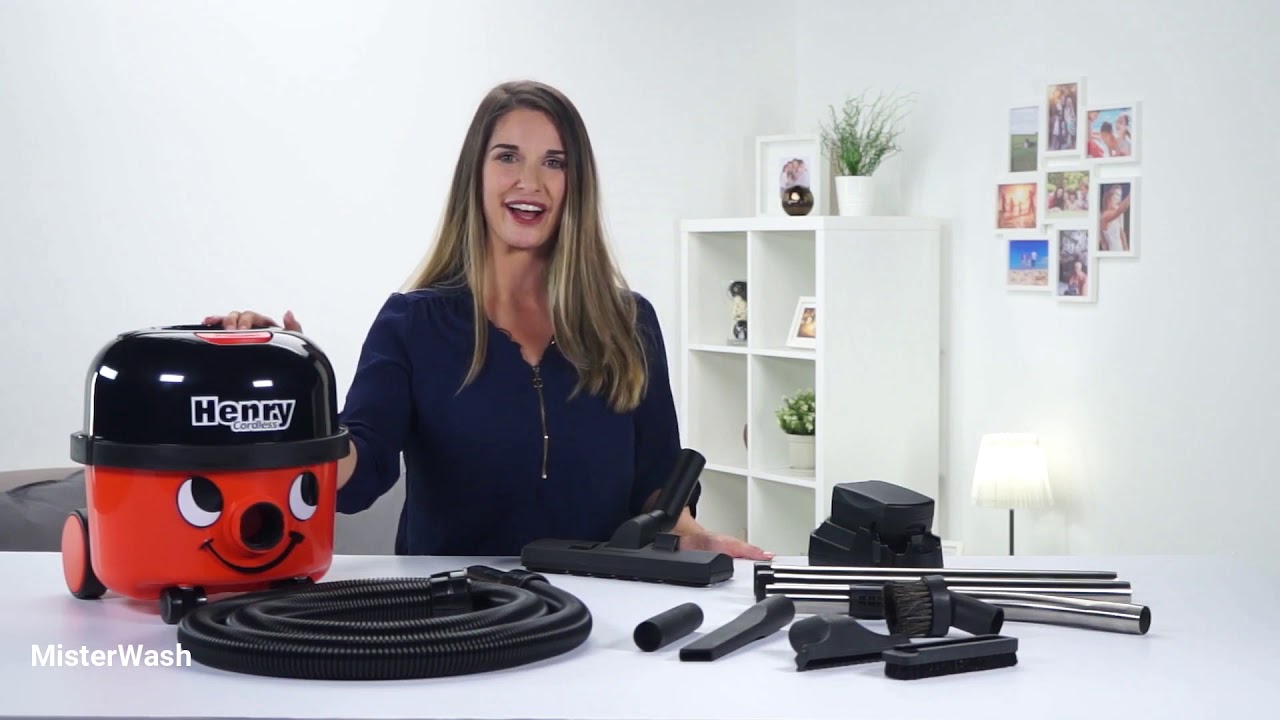 Numatic NaceCare Henry Cordless Compact Canister Vacuum Cleaner HVB ...