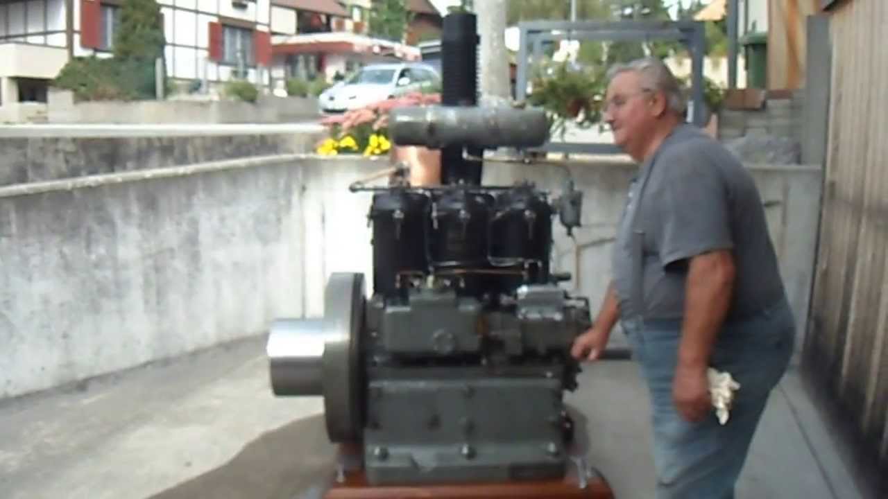 3 Zylinder Spindel Weber Motor Uster - YouTube
