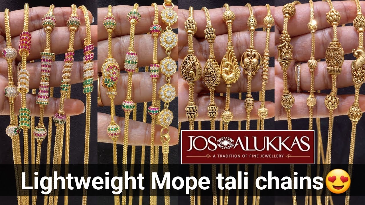 Josalukkas exclusive mope tali chains with weight and price/Tali chains ...
