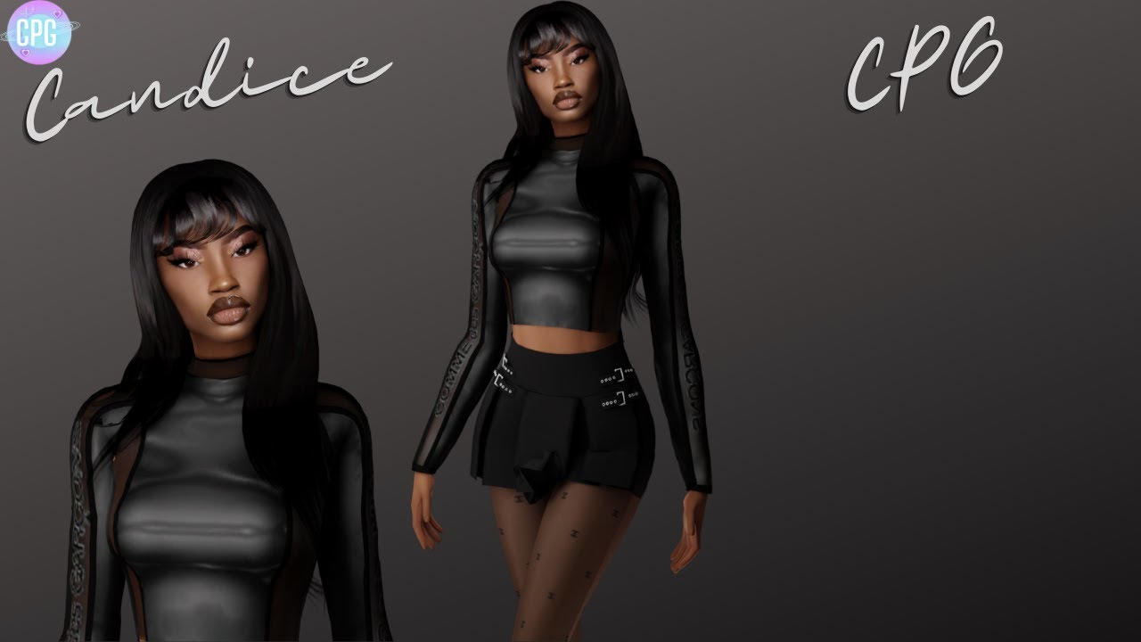 💕Sims 4 Cas Candice Hogue | CC Folder & SIM DOWNLOAD - YouTube