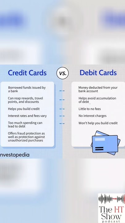 Why Credit Cards Are Safer Than Debit Cards - YouTube