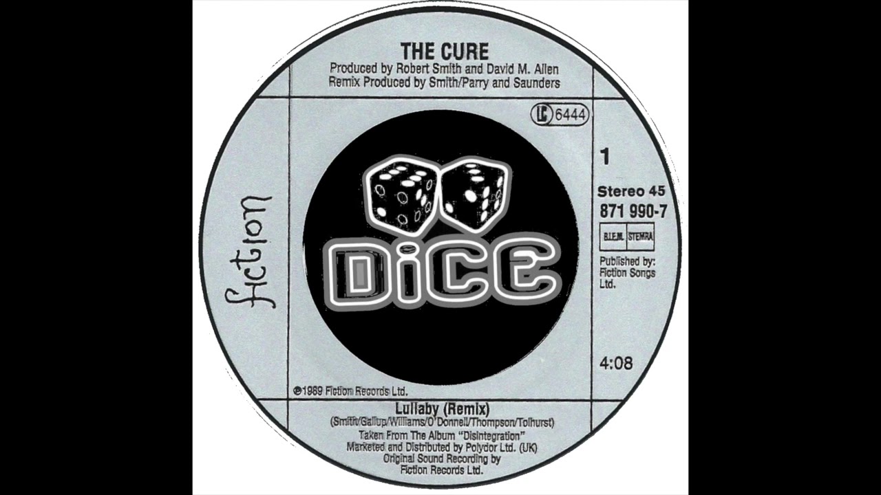 The Cure - Lullaby (DiCE_NZ Dubstrumental Edit) - YouTube