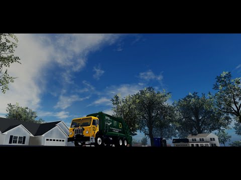 Roblox garbage trucks| Bates trucking and trash removal rear loader on ...