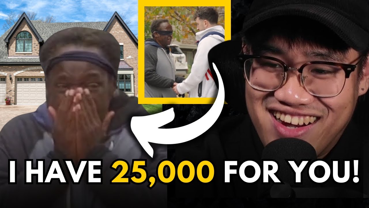Homeless man MOVED To tears! Life changing moment - YouTube
