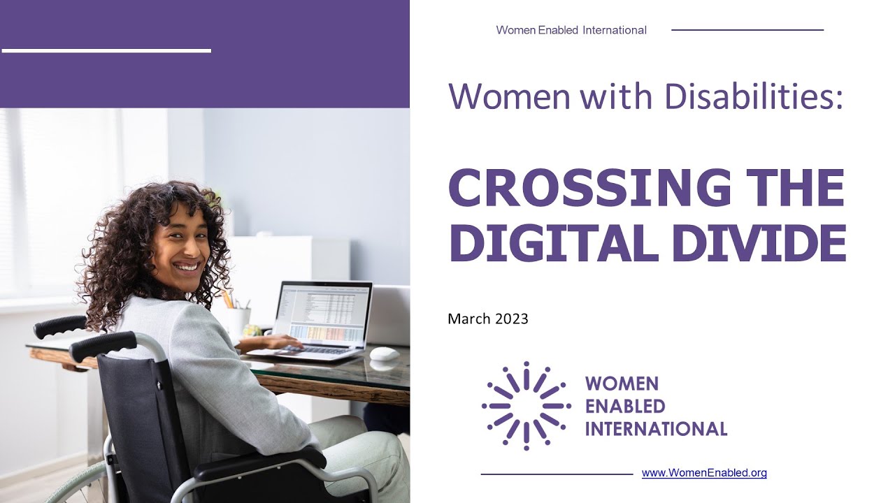 Women with Disabilities Crossing the Digital Divide - YouTube