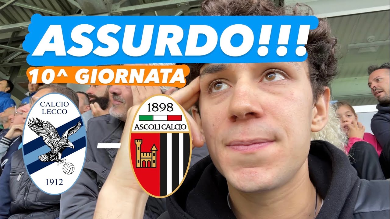 ASSURDO! TROPPO SFORTUNATI-live reaction LECCO-ASCOLI - YouTube