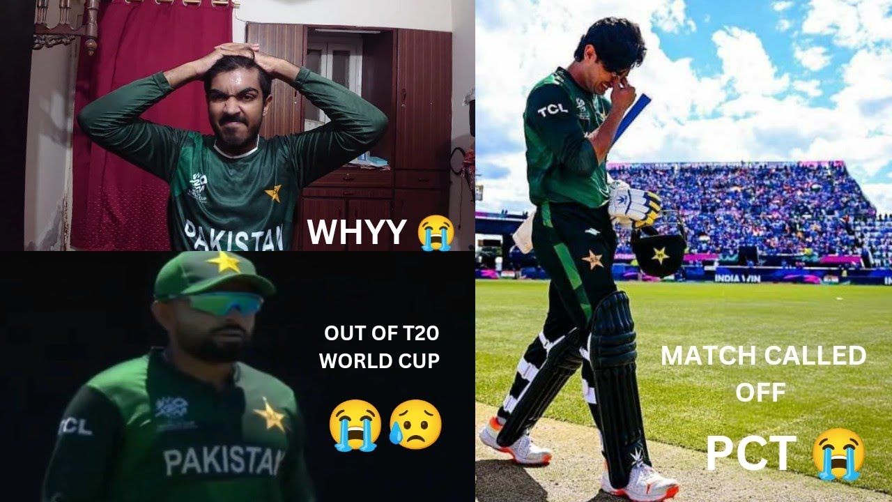 PAK CRICKET TEAM OUT OF T20 WORLD CUP 24😭|USA VS IRL MATCH CALLED OFF ...