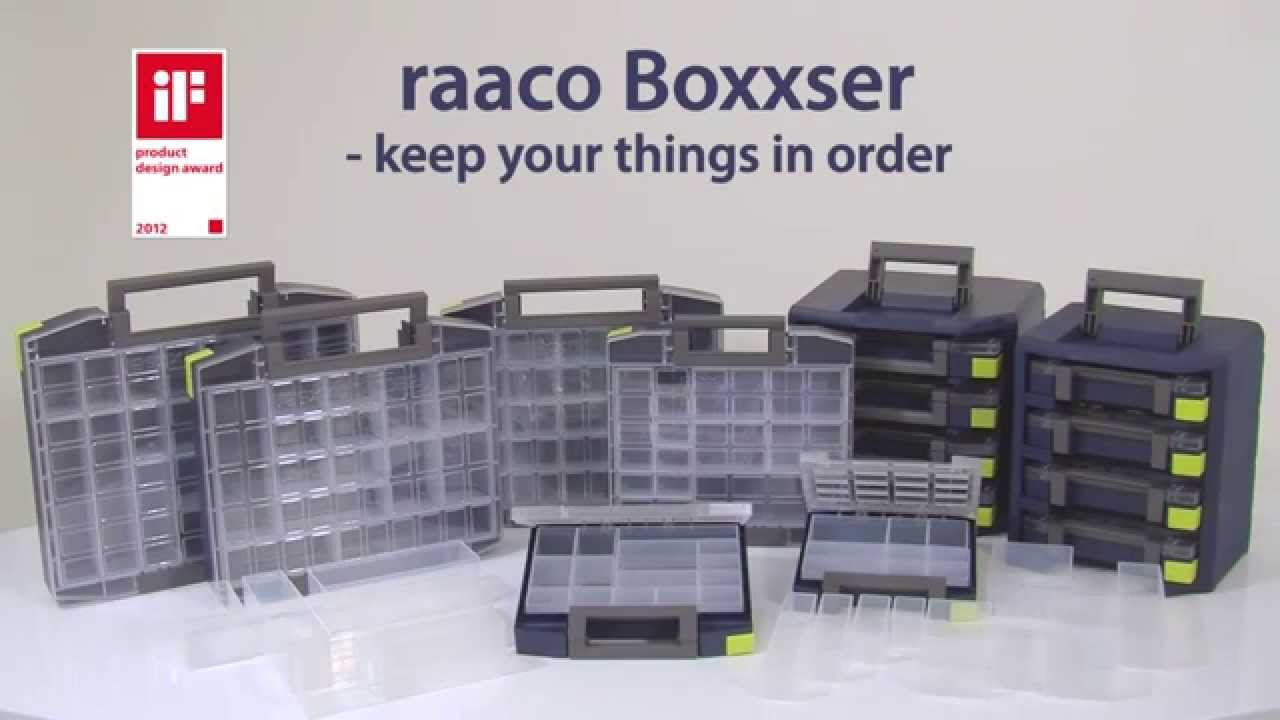Raaco Boxxser storage boxes - YouTube