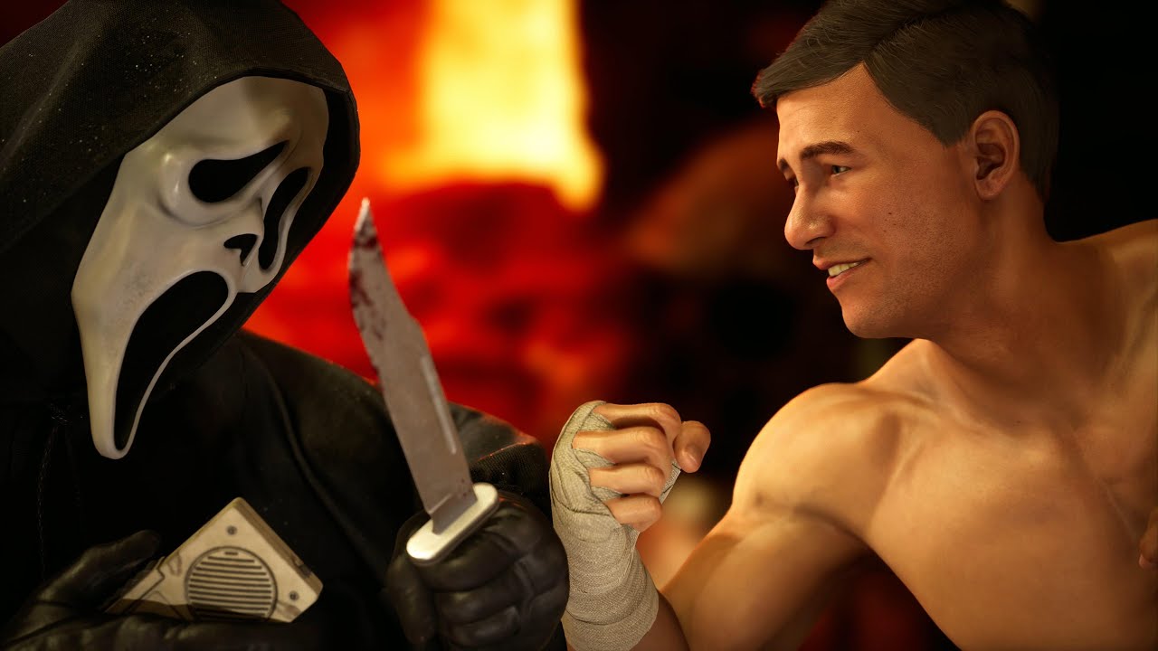 Jean Claude Laughs On Ghostface | Ghostface Vs Jean-Claude Van Damme All Intro Dialogues - MK1 ...