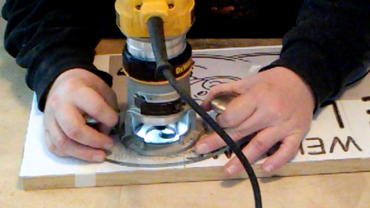 Video #8 Making a wood sign made easy: Using the cnc bits and collet ...