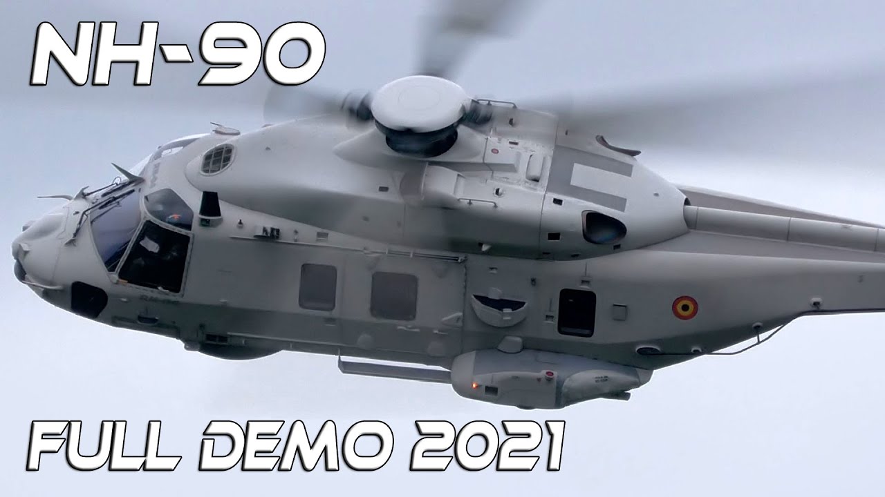 NH90 4K UHD NH-90 Caiman B.A.F SAR First Public Demo of 2021,First ...