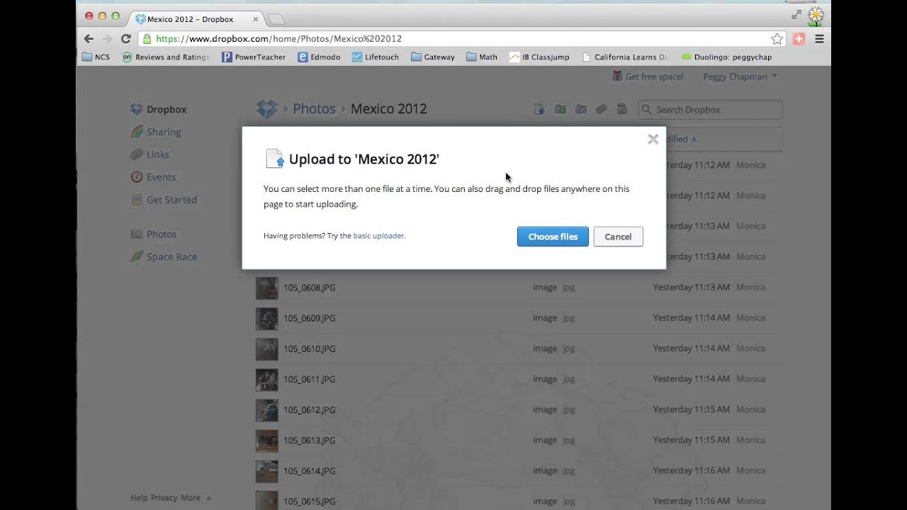 How to Upload Photos into Drop Box - YouTube