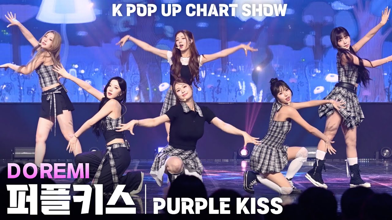[4K] 퍼플키스(PURPLE KISS) 'DOREMI' 가로 직캠 @ENA K POP UP CHART SHOW(케이팝업 차트쇼 ...