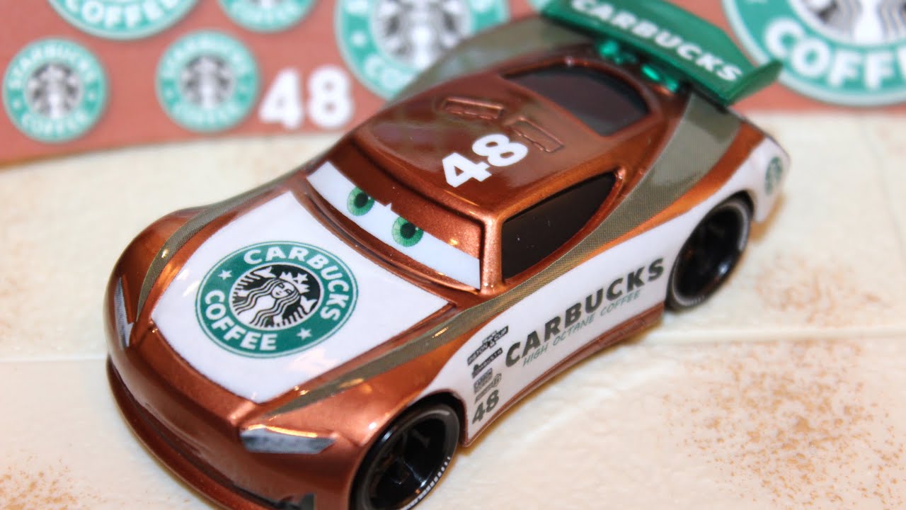 Disney Cars Next-Gen Starbucks Piston Cup Racer Custom (Luisa Latteal ...