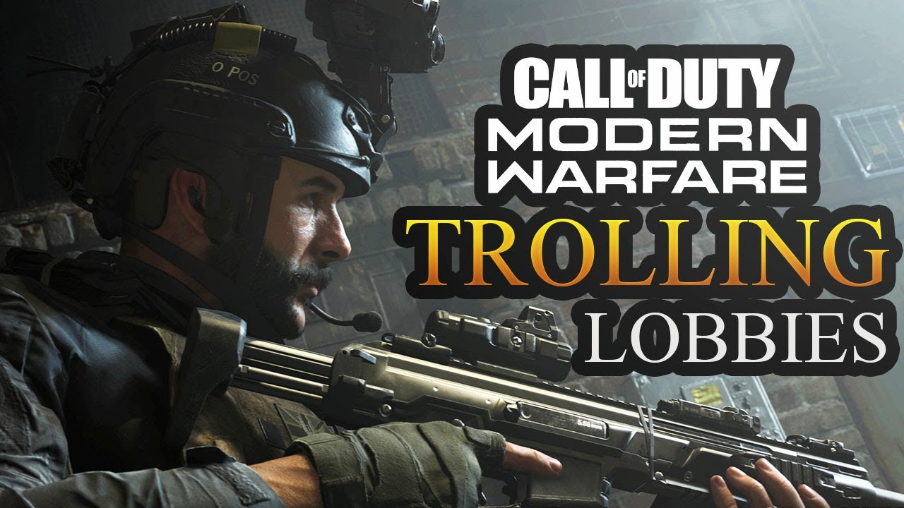 Trolling COD Modern Warfare Lobbies - YouTube