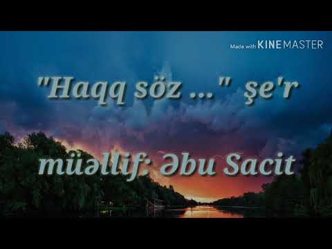 HAQQ SÖZ - şe'r