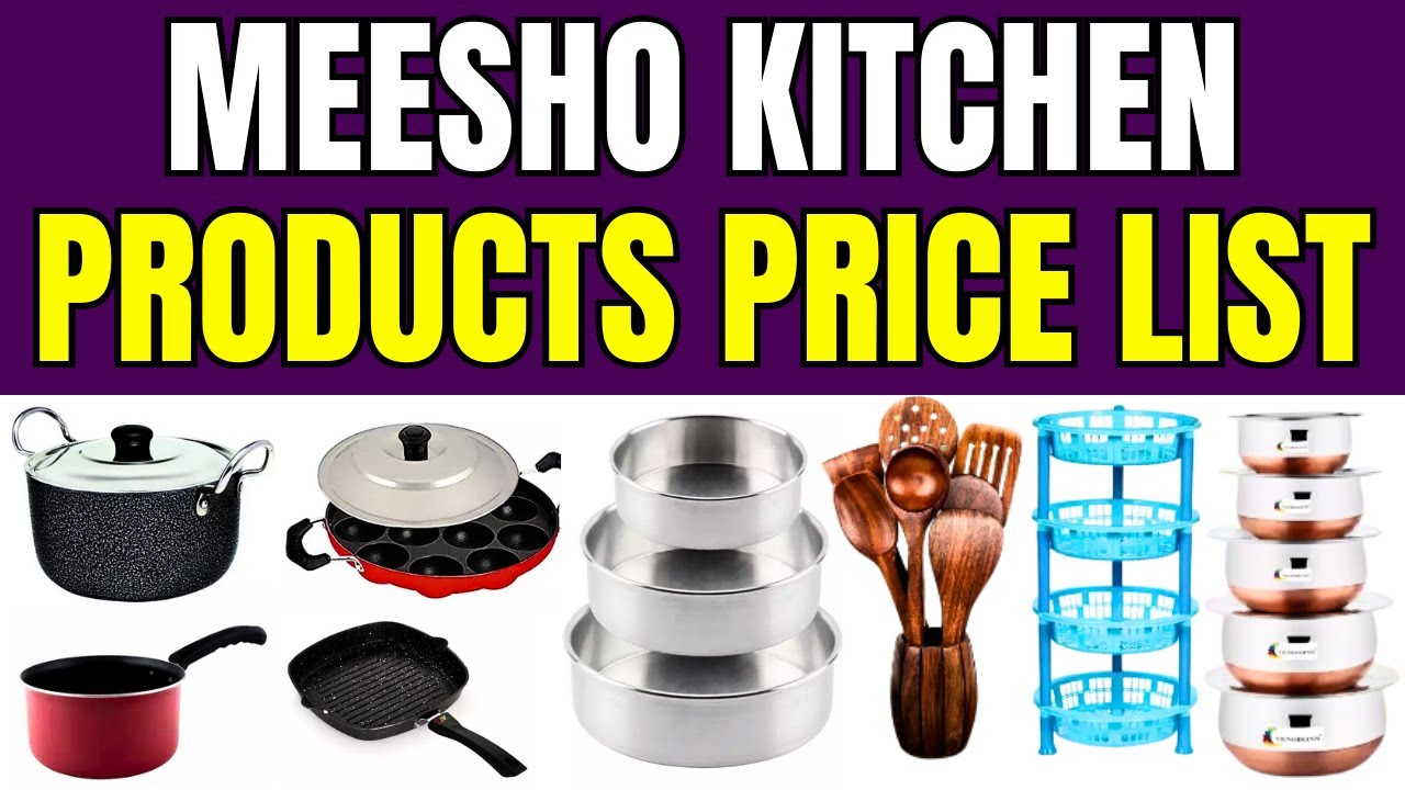 Meesho Kitchen Products Price List 2024 | Containers, Racks, Organizer ...