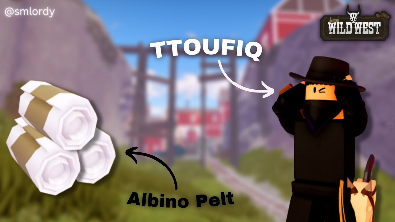 I gave TTOUFIQ an ALBINO Alligator PELT | The Wild West ROBLOX - YouTube
