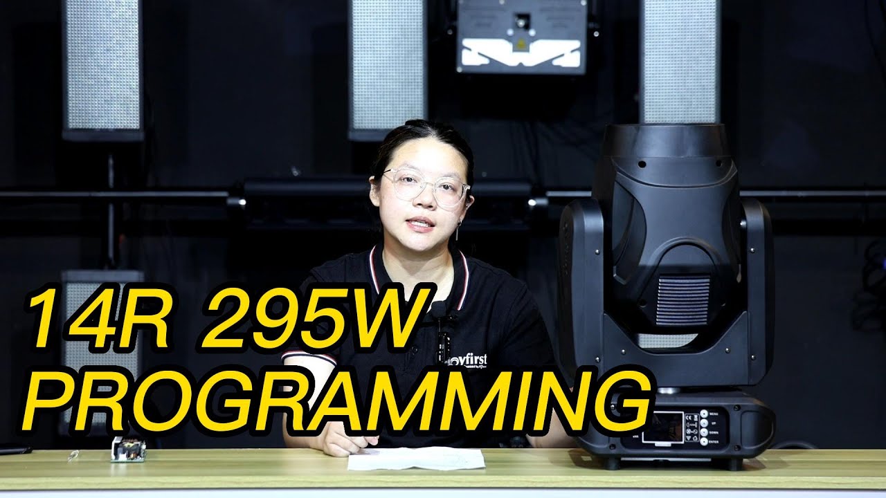 How to Program A Beam 14R 295 Light (Detailed Tutorial) - YouTube