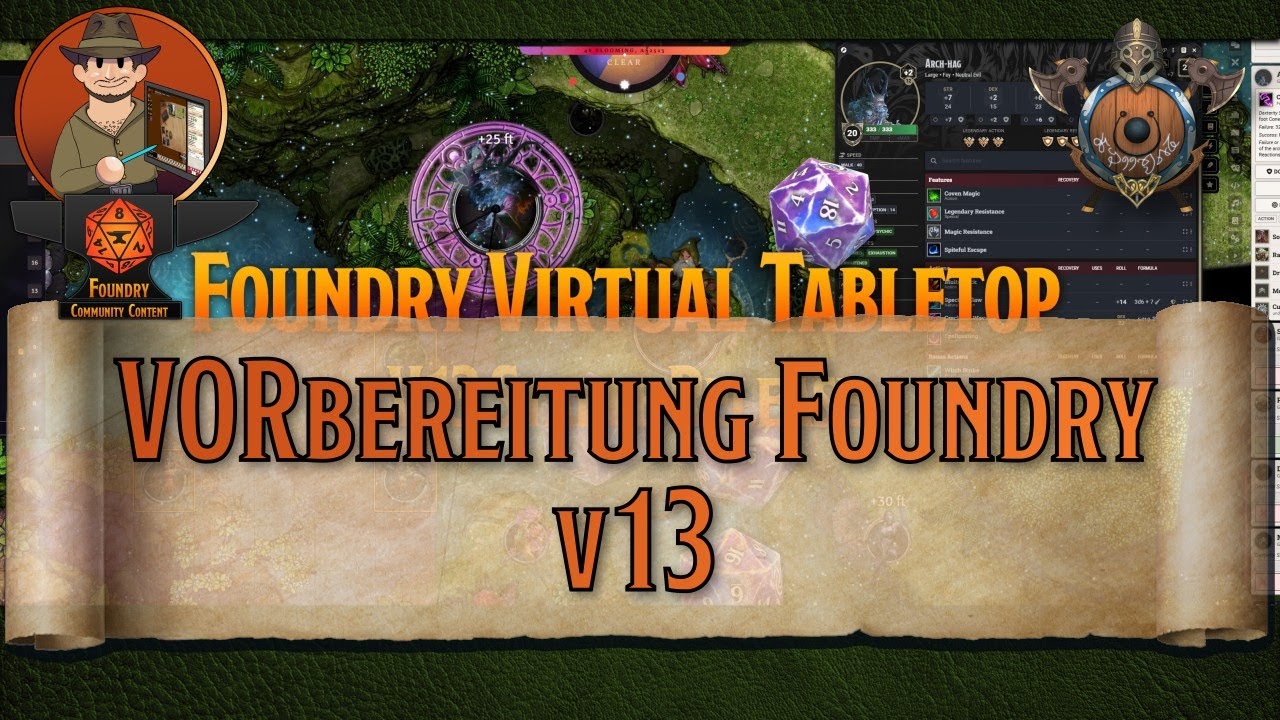 VORbereitung Foundry Version 13 - Foundry VTT [Toms Tutorial] - YouTube